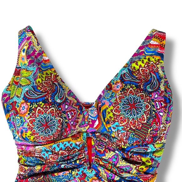 Bleu Rod Beattie | Swim | Bleu Rod Beattie Womens 2w Keyhole Ruched One ...